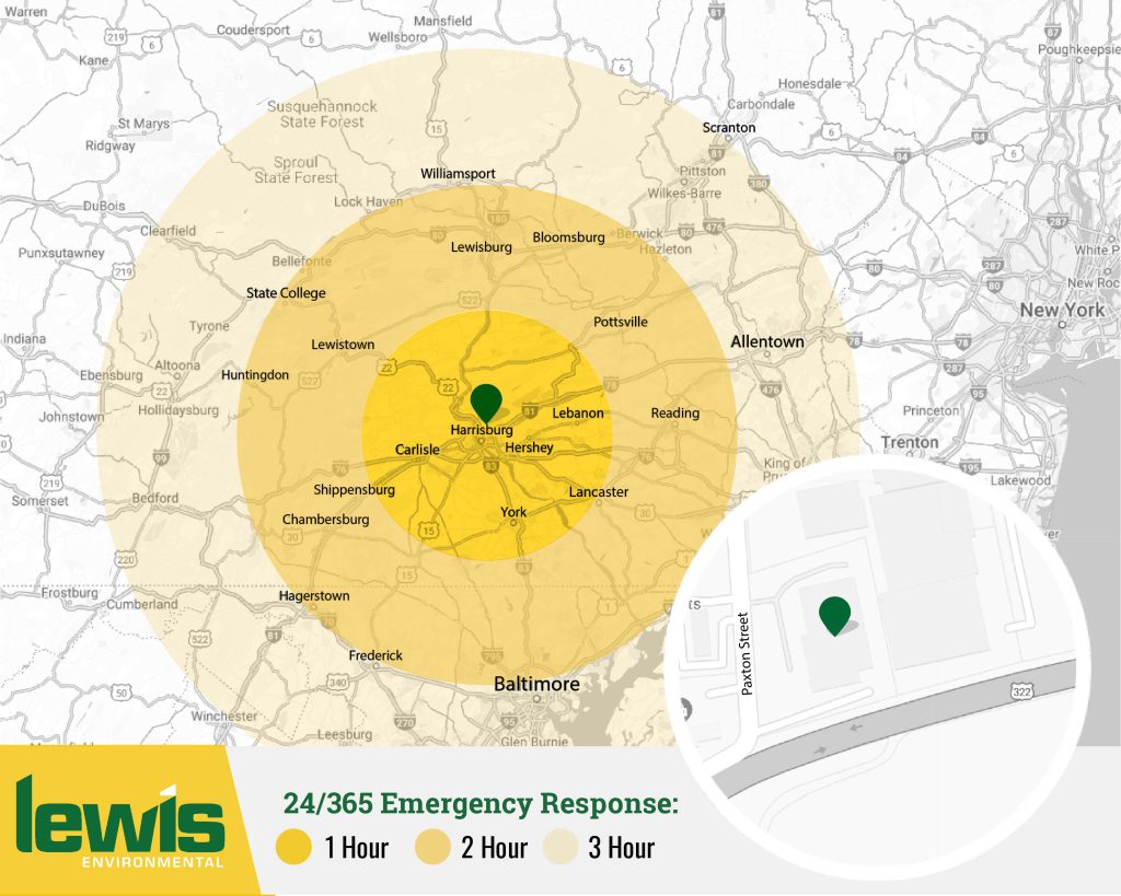 Harrisburg, PA Environmental Services - Lewis Environmental